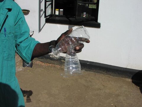 How to make a plastic cage for tsetse traps | Tsetse