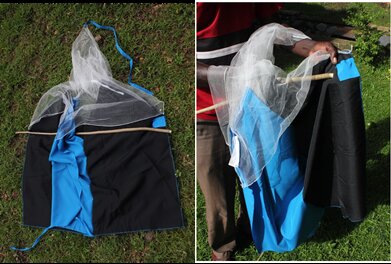 How to assemble and use a Pyramidal trap for capturing tsetse. | Tsetse